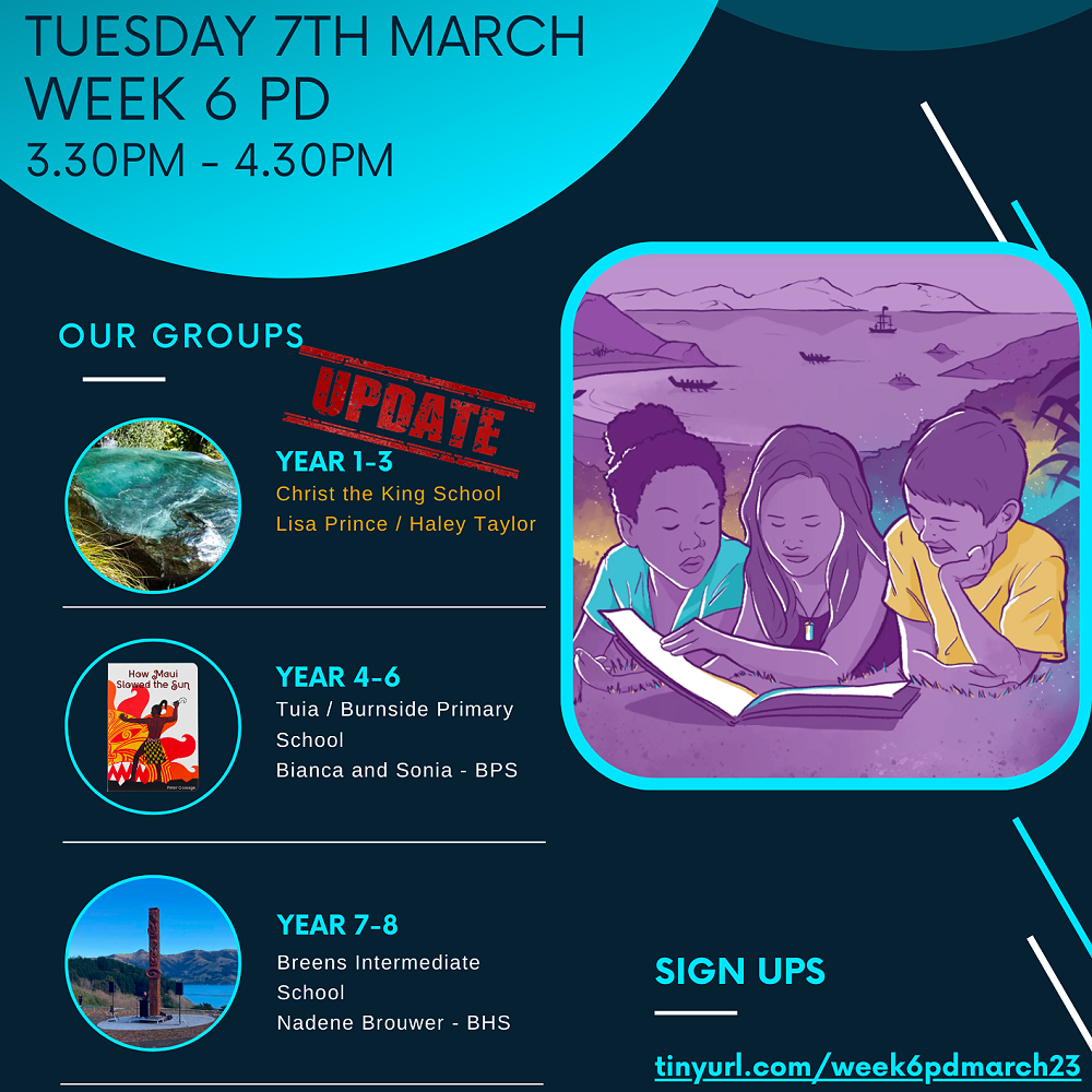 Week 6 PD: Term 1 Programme, March 2023 - UPDATED
