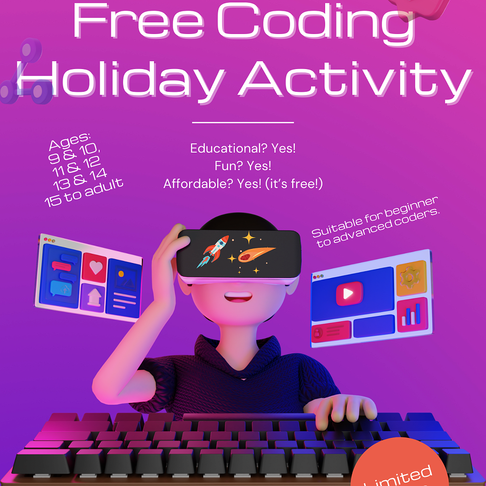 Free summer holiday coding activities for your school students