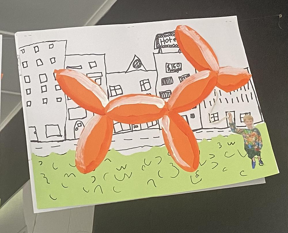 Room 8 and 9's balloon dog art — Newsletter: Issue 1, 2024