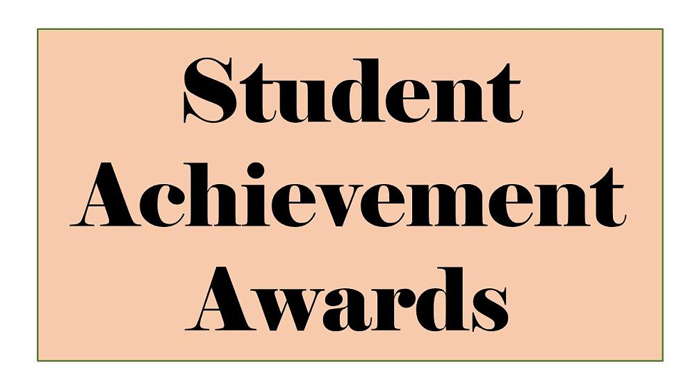 Student Achievement Awards — Term 1 Week 4