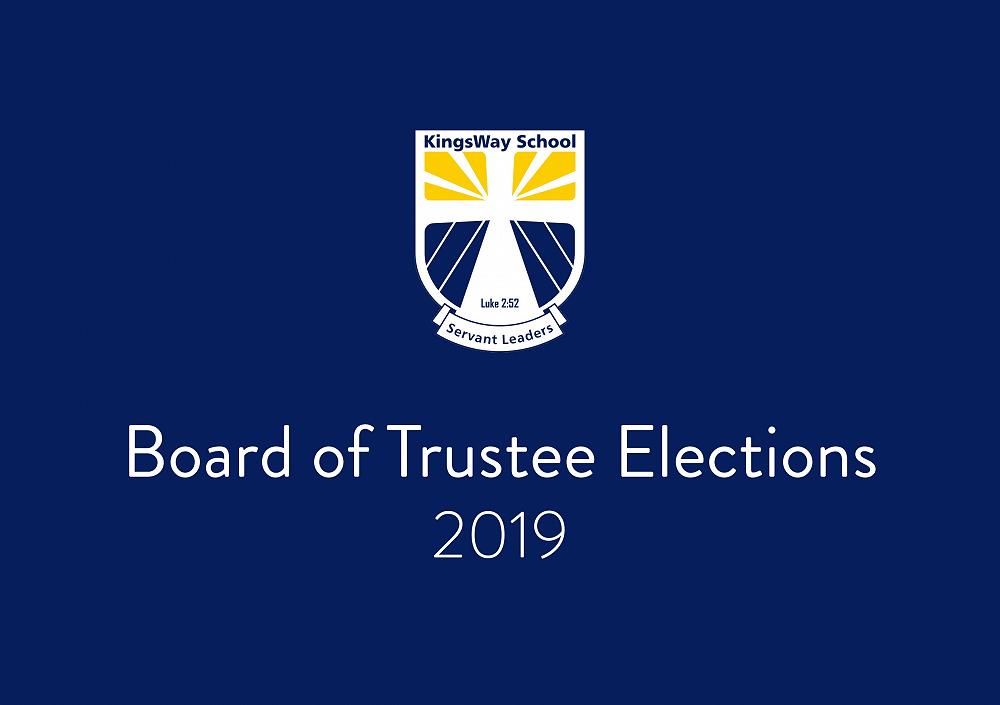 Board of Trustee Elections - 2019 — Newsletter - 10 May, 2019