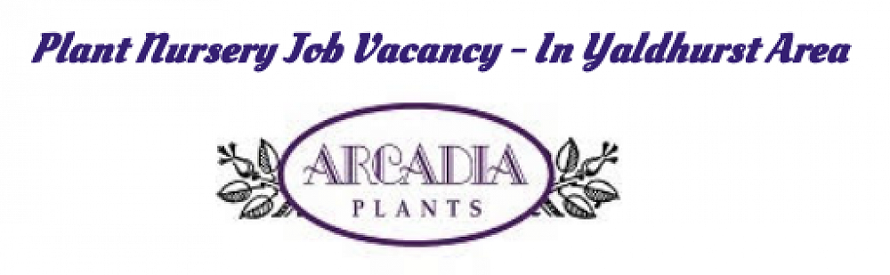 Plant Nursery Worker Vacancy At Arcadia Plants