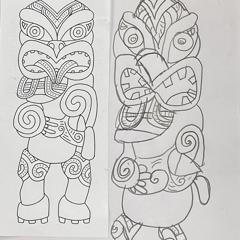 Māori Art class