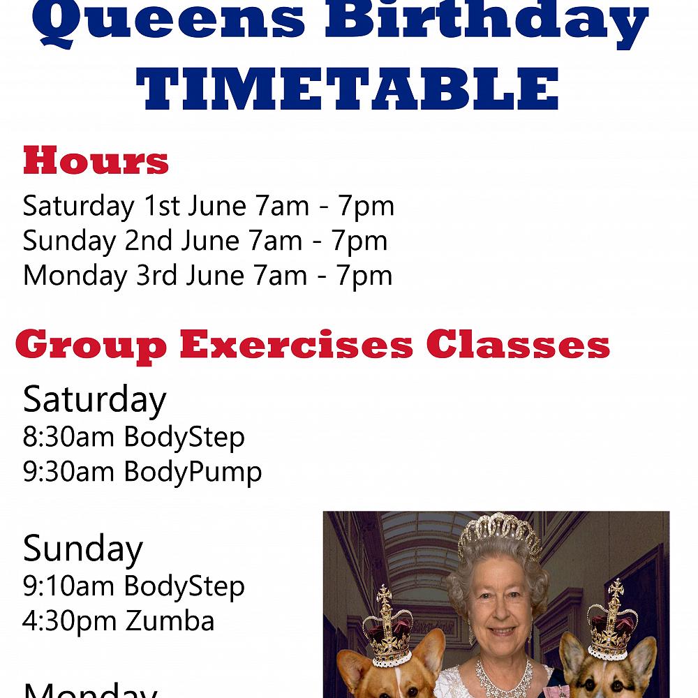 Queens Birthday 2019