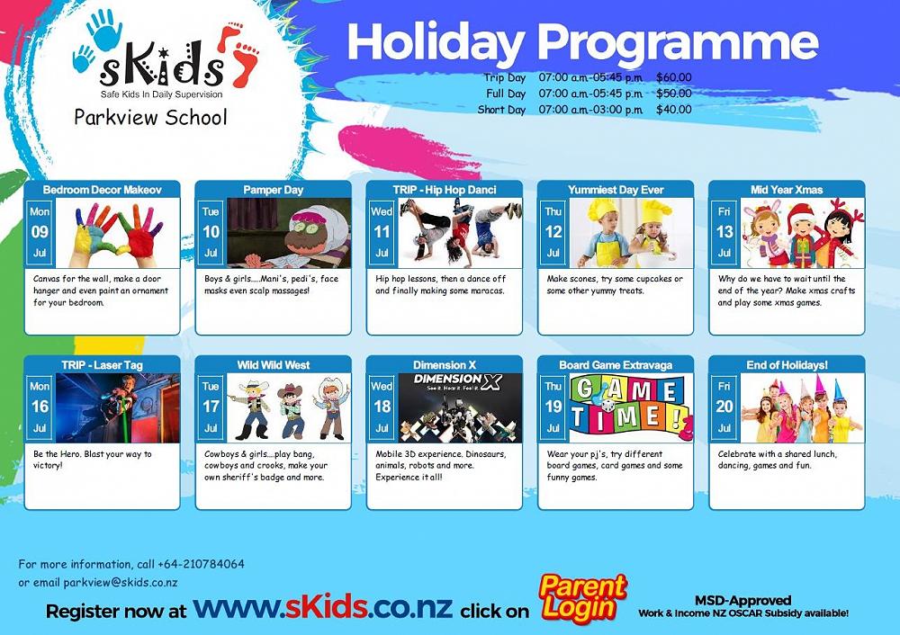 sKids Holiday Programme - Term 2