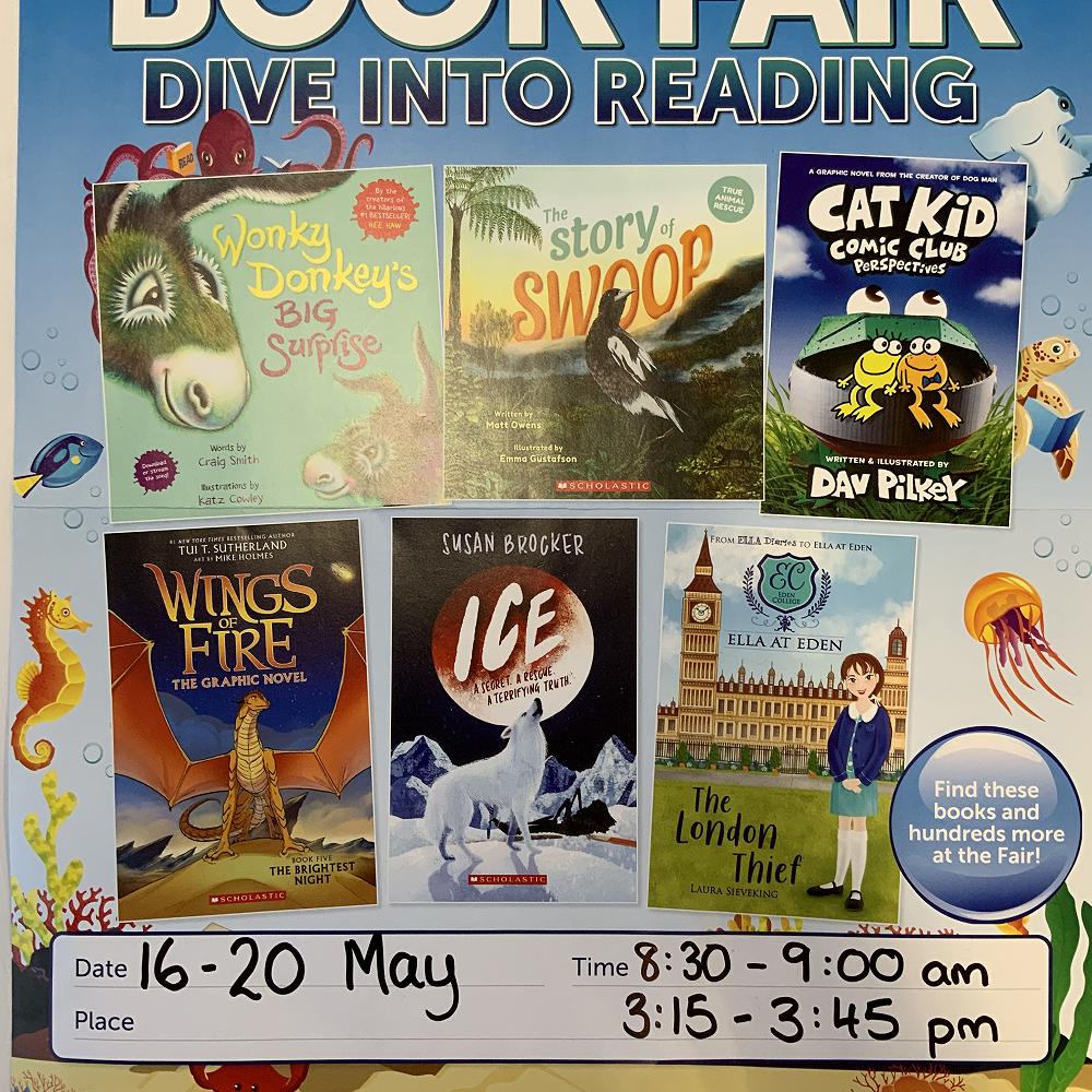 Scholastic Book Fair — Newsletter - 12 May 2022