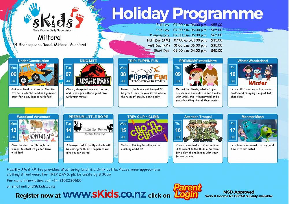 Skids Holiday Programme