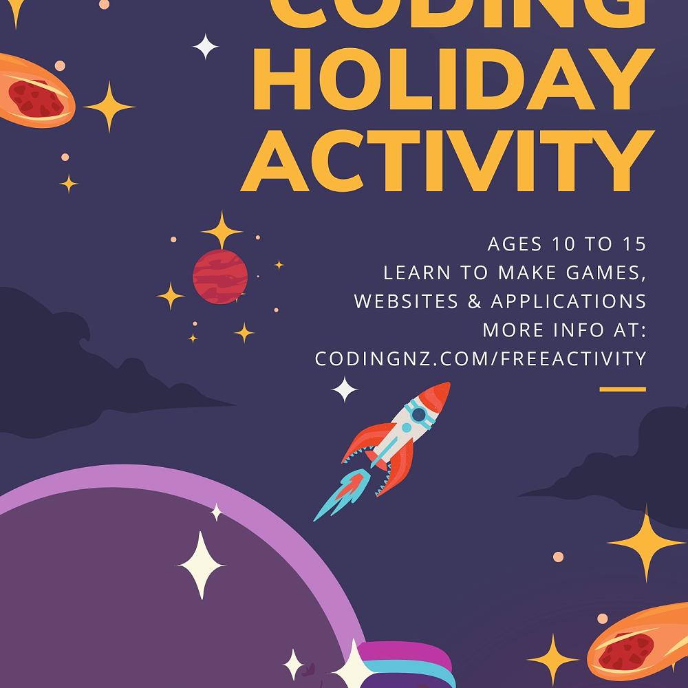 Coding Holiday Activity - Ages 10 - 15