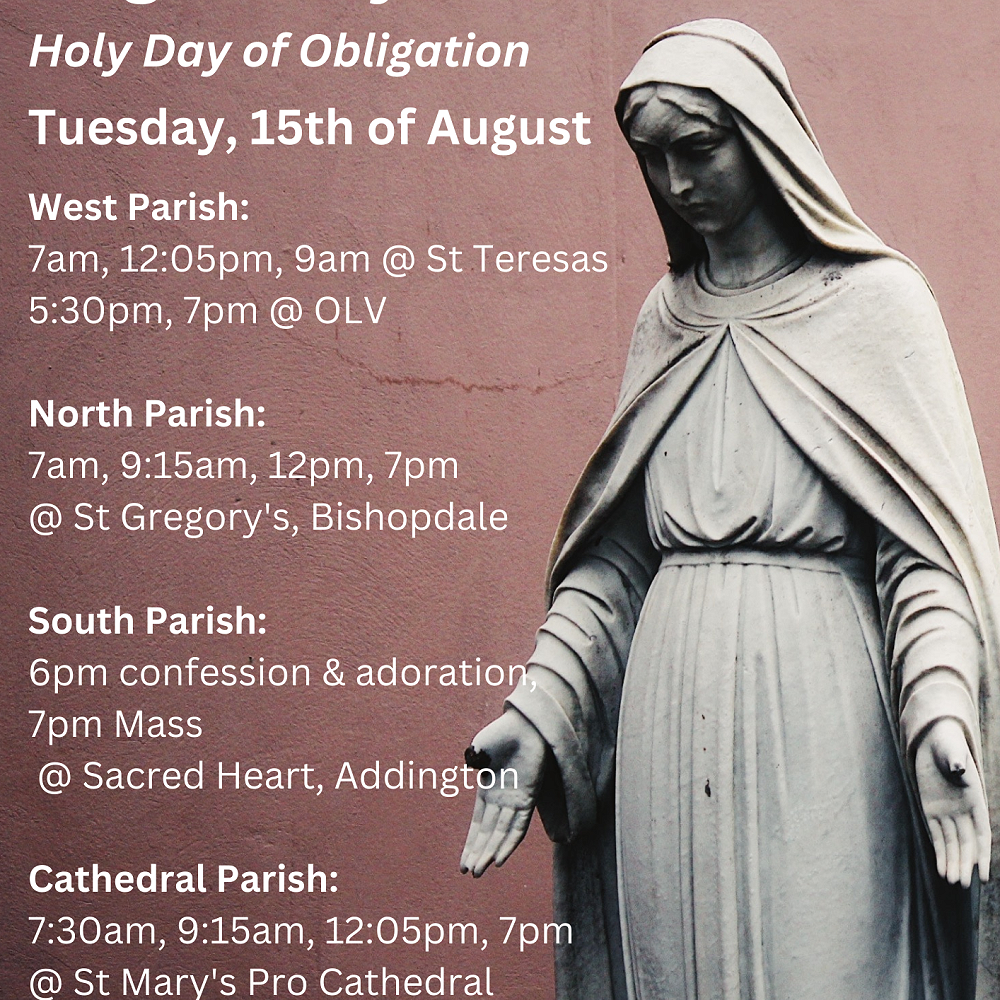 Holy Day of Obligation, 15 August 2023