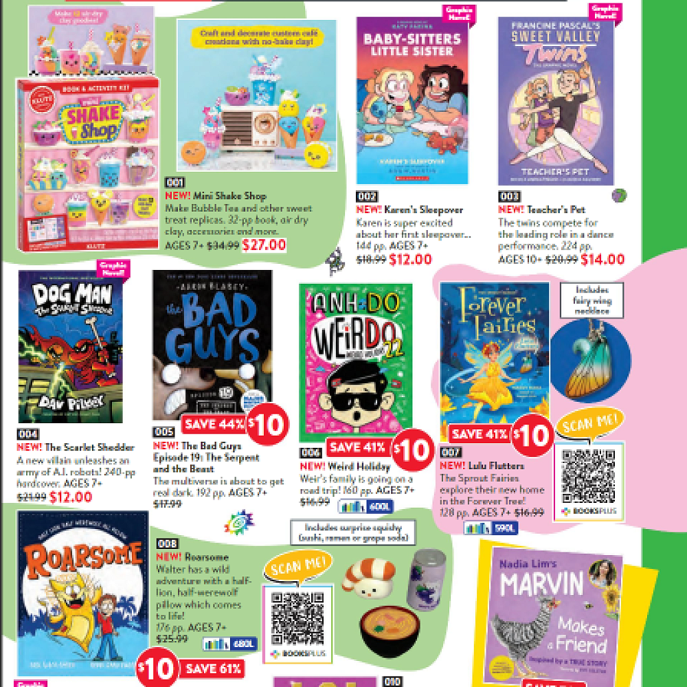 Scholastic Book Club orders due 27th May