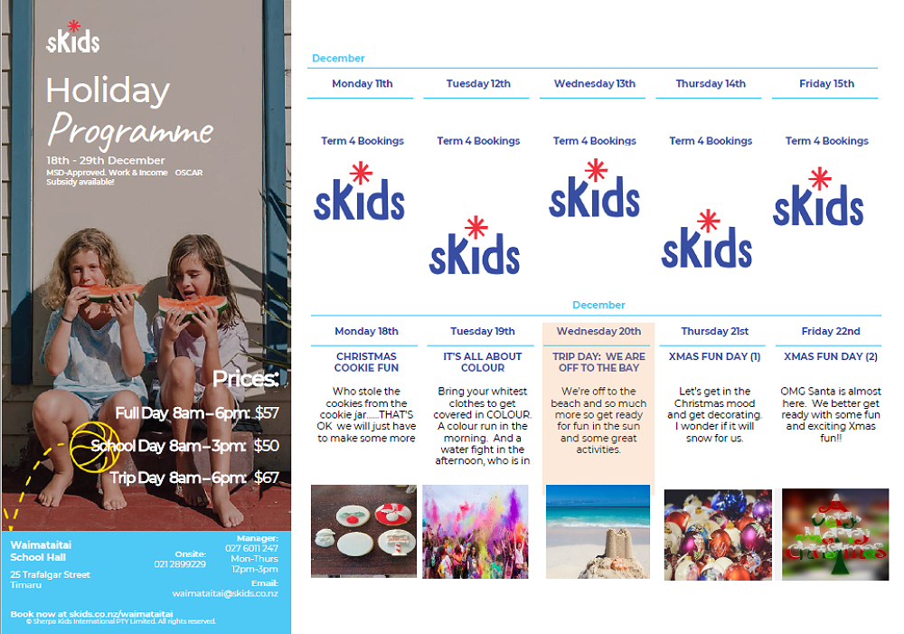 Skids Holiday Programme