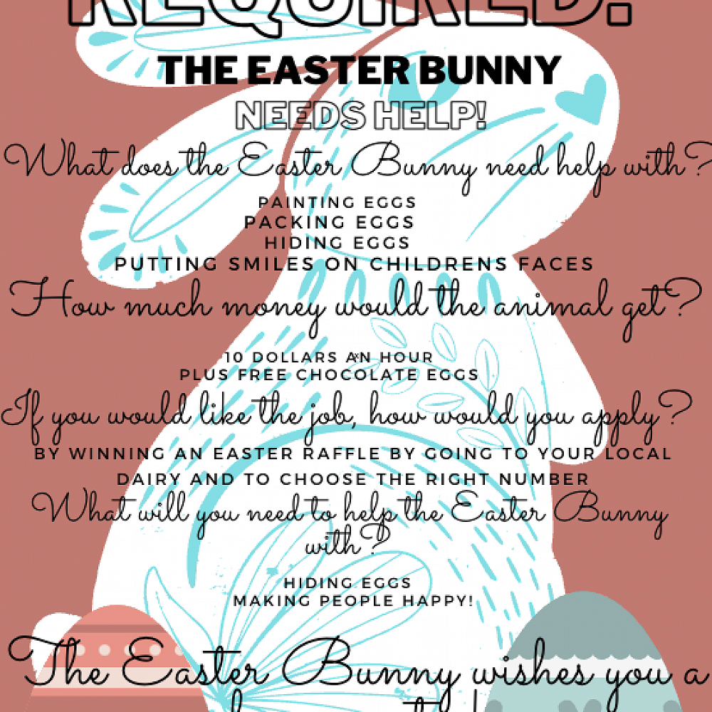 The Easter Bunny Needs Help!