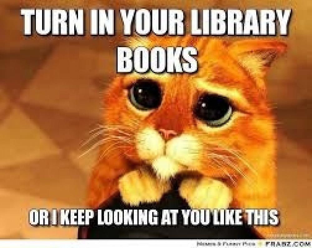 Please return all Library books from last term back to the Library this ...