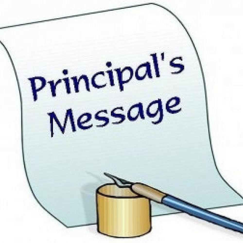 A note from the Principal