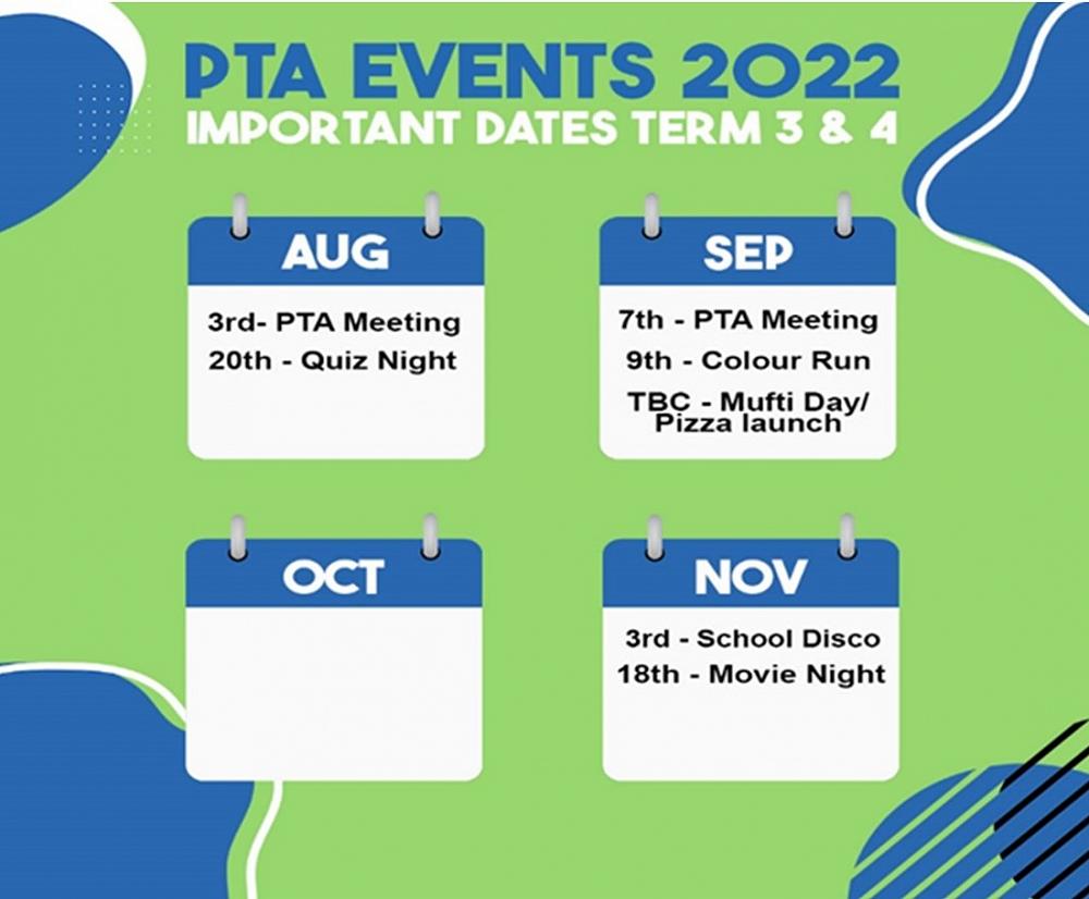 PTA UPDATE — 5 August 2022