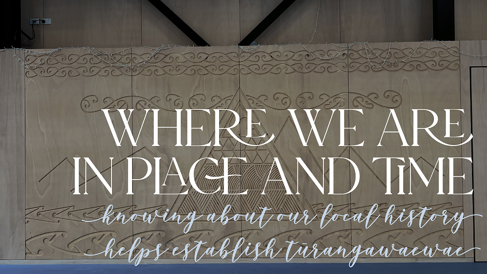 Our Learning: Where we are in Place and Time