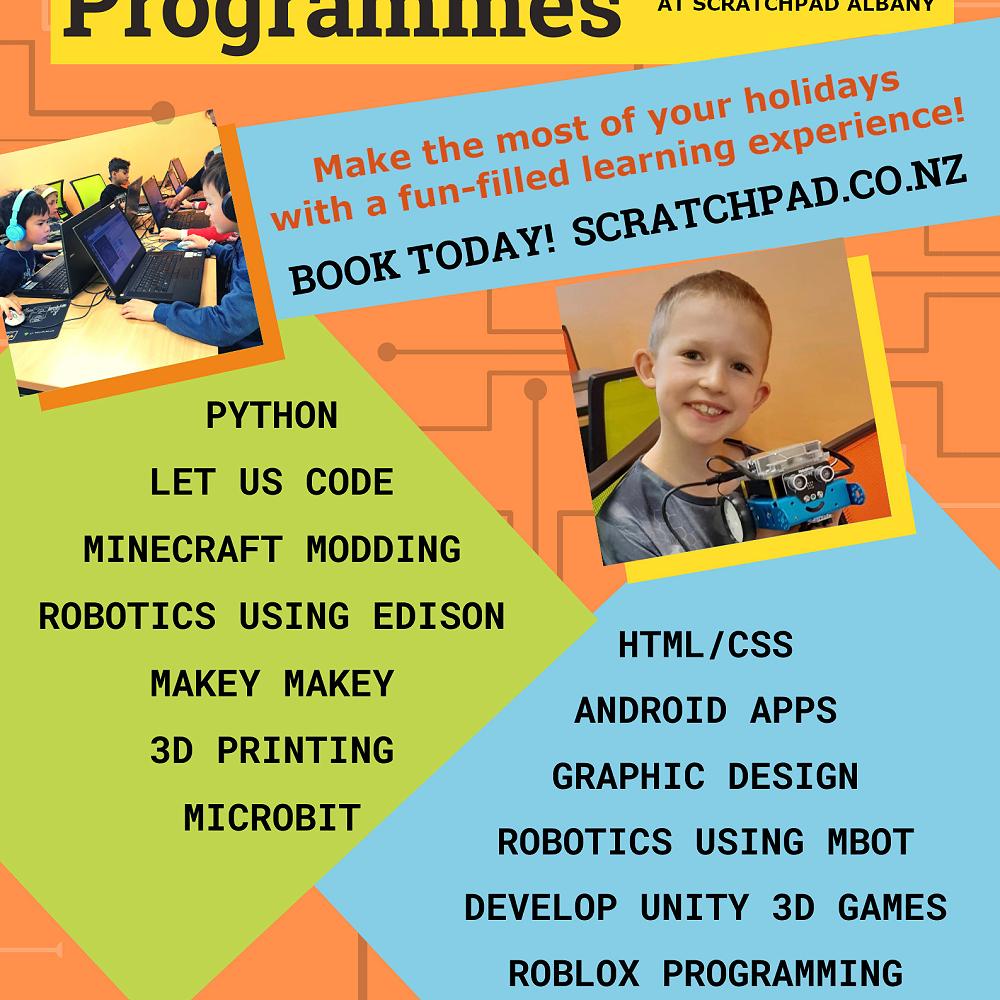 Scratchpad School Holiday Programme