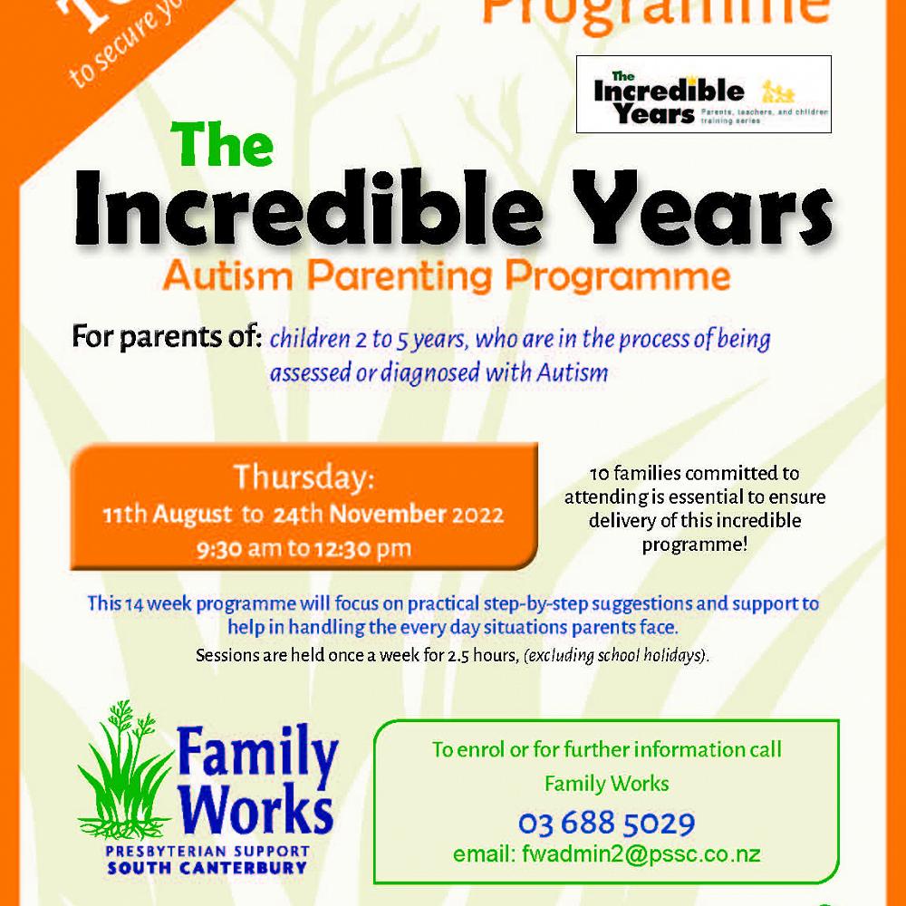 The Incredible Years - Autism Parenting Programme