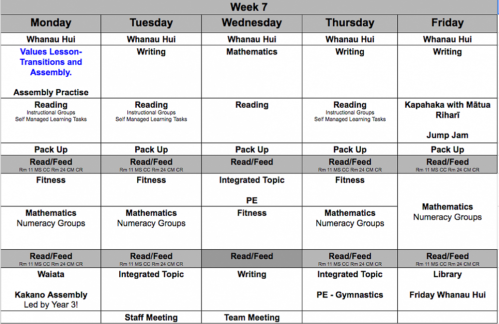Week 7 in the Year 3 Hub