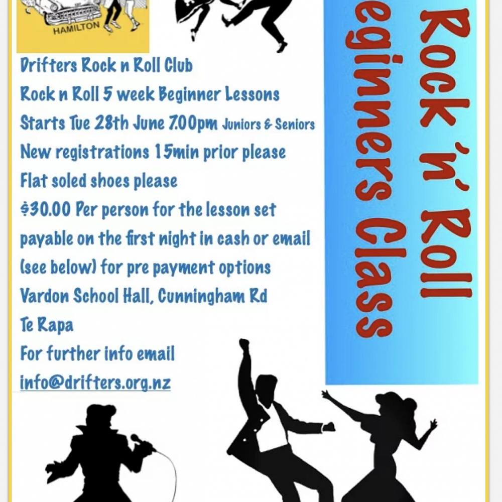 Free Rock 'n' Roll Beginners Class - School Holiday Activity ...