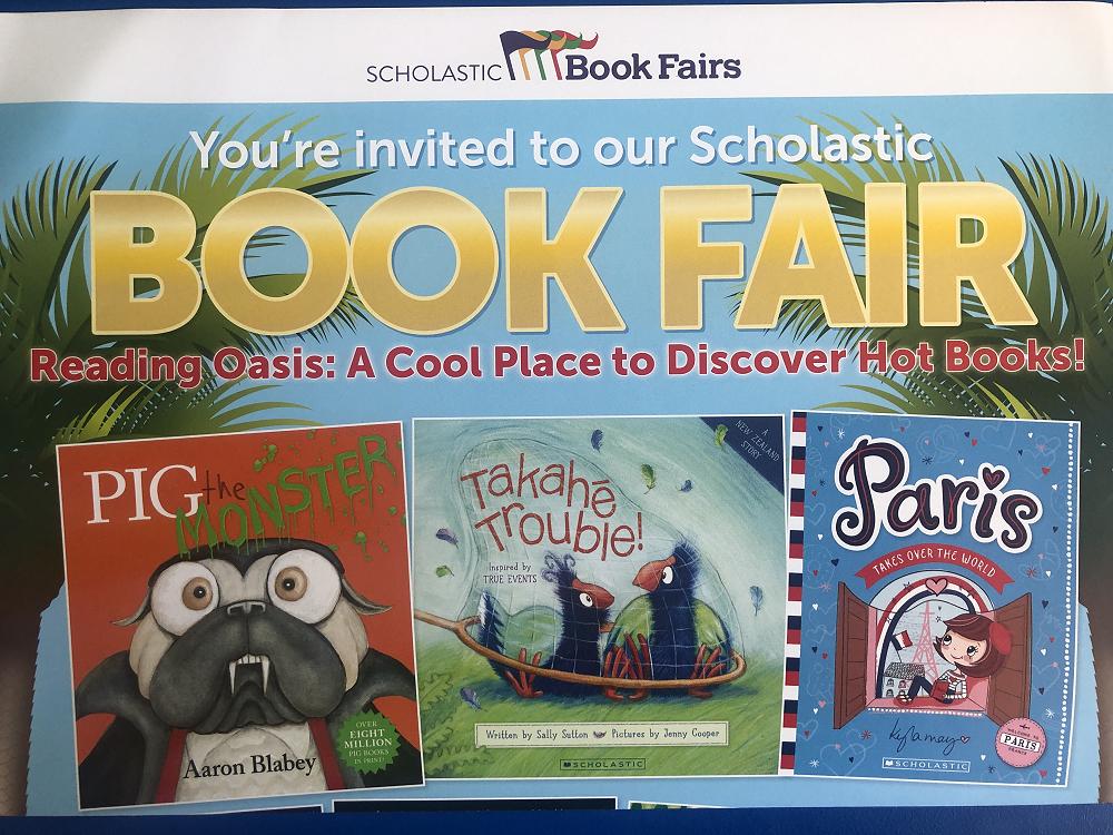 You're invited to our Scholastic Book Fair