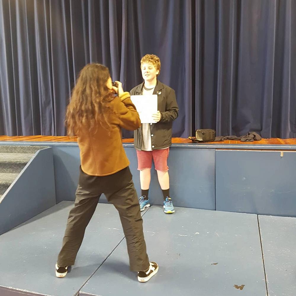 Talent scouts audition students for starring roles in a New Zealand ...