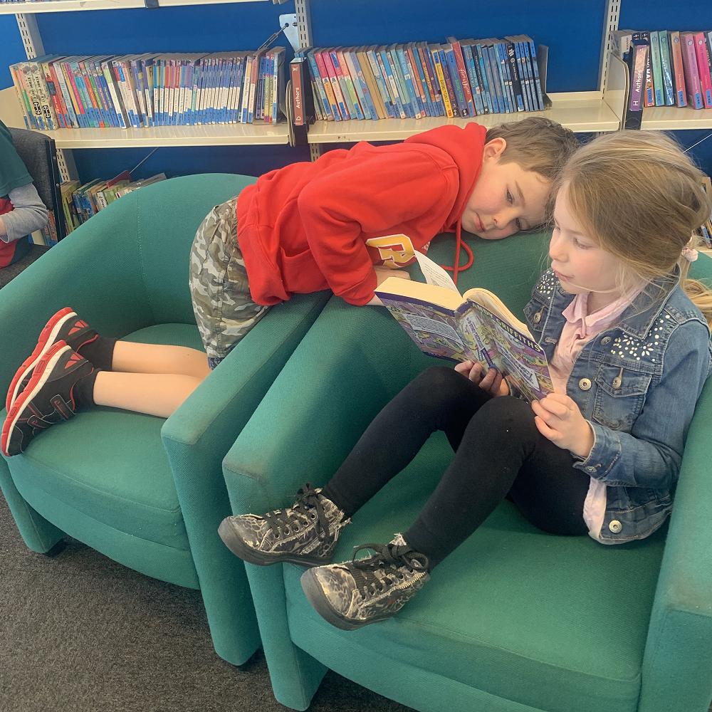 Caught being awesome in the Library