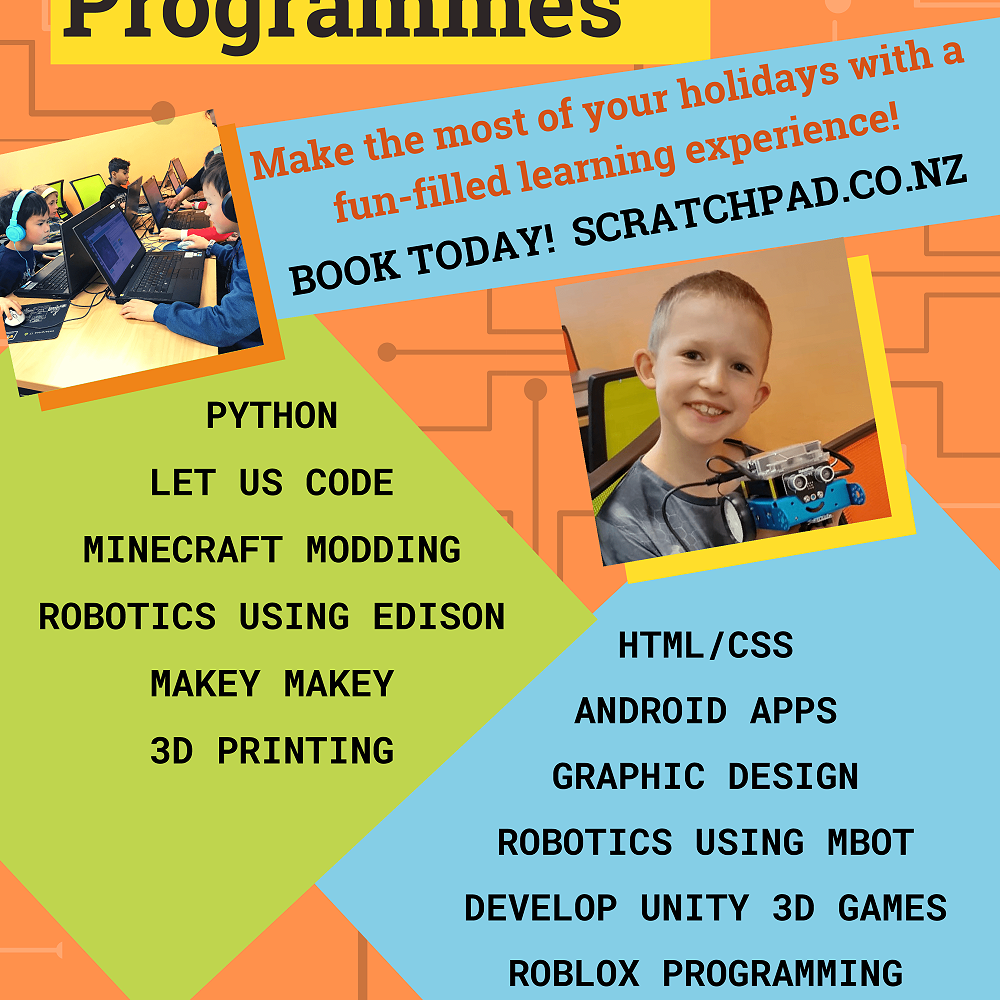 Scratchpad - Holiday Programme — 22 September 2022