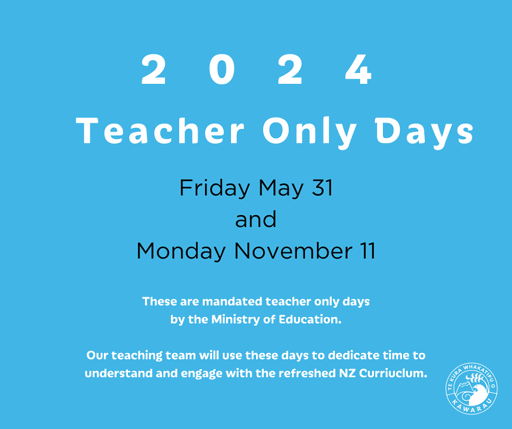 2024 Teacher Only Days