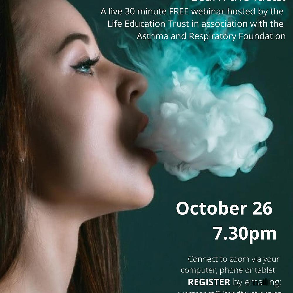 Vaping: Learn the Facts. — Newsletter Thursday 20 October 2022, Week 1, Term 4.