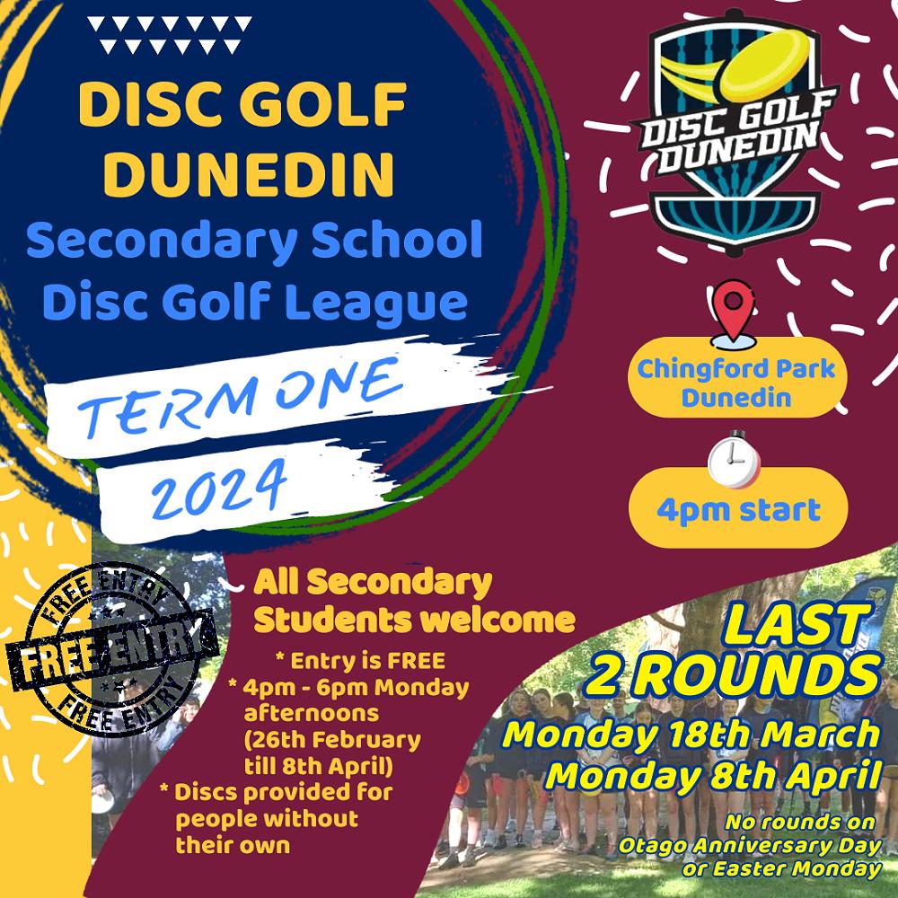 School Disc Golf league round at Chingford Park Disc Golf Course ...