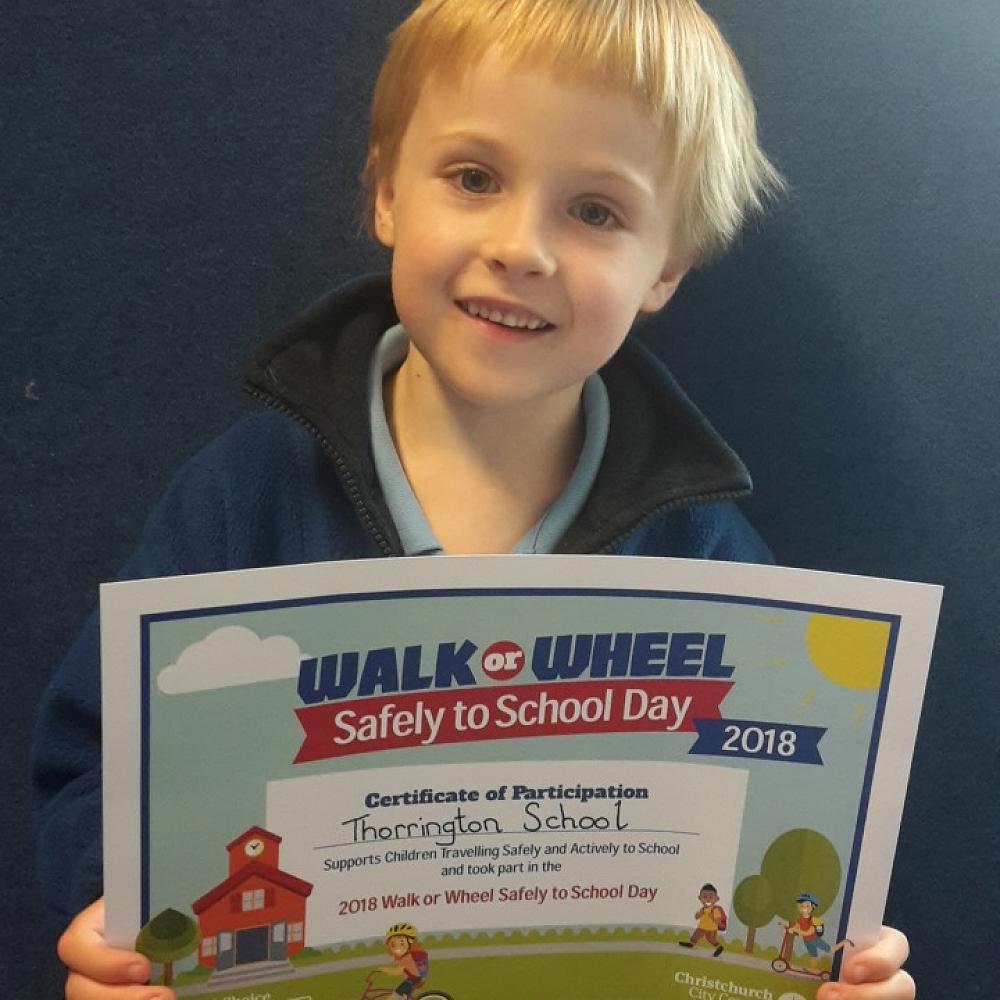 Walk To School Wednesday Winner