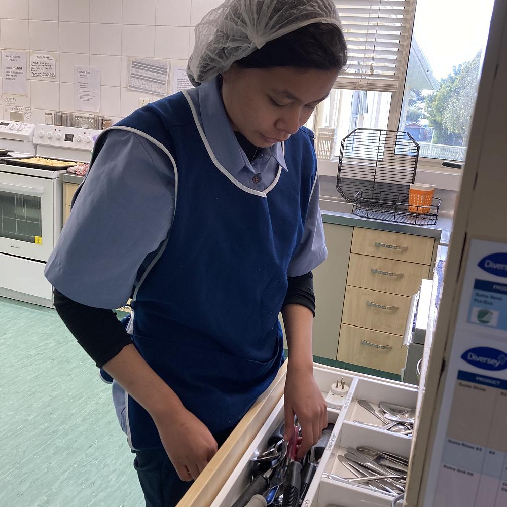 Camille and Angie at Westmar Senior Care — DHS Dispatch, 25 August 2023