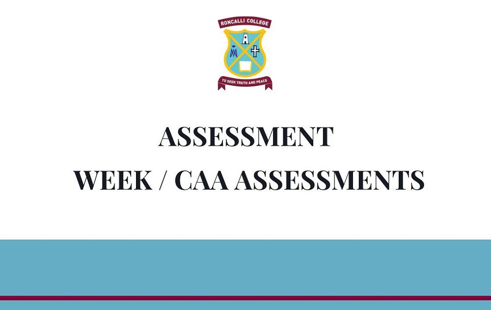 Upcoming Practice Assessment Week & CAA Assessments