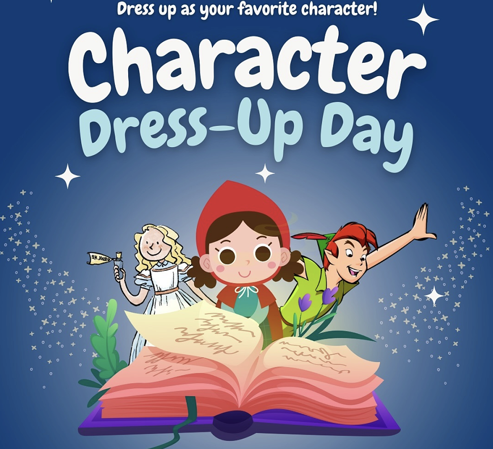 Book Character Dress Up Day - This Thursday the 21st August