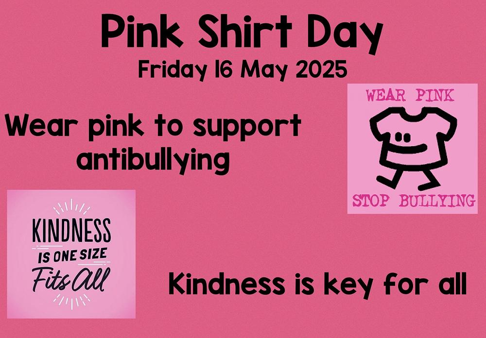 Pink Shirt Day - 16 May