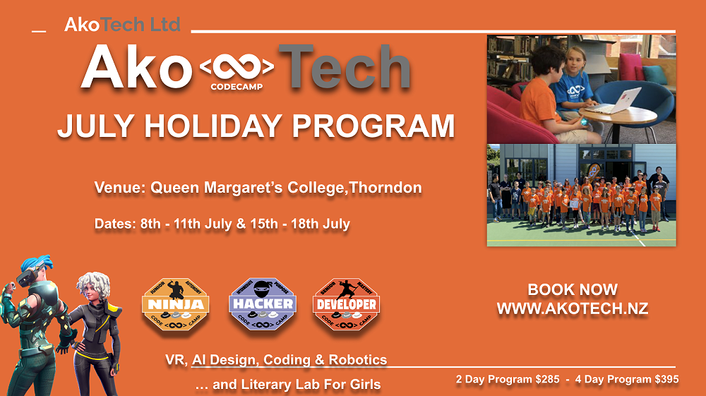 AKOTECH CodeCamps July School Holidays