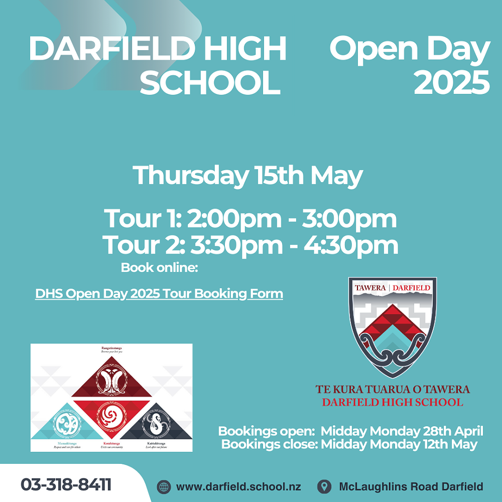 Open Day 2025 — DHS Dispatch, 28 March 2025