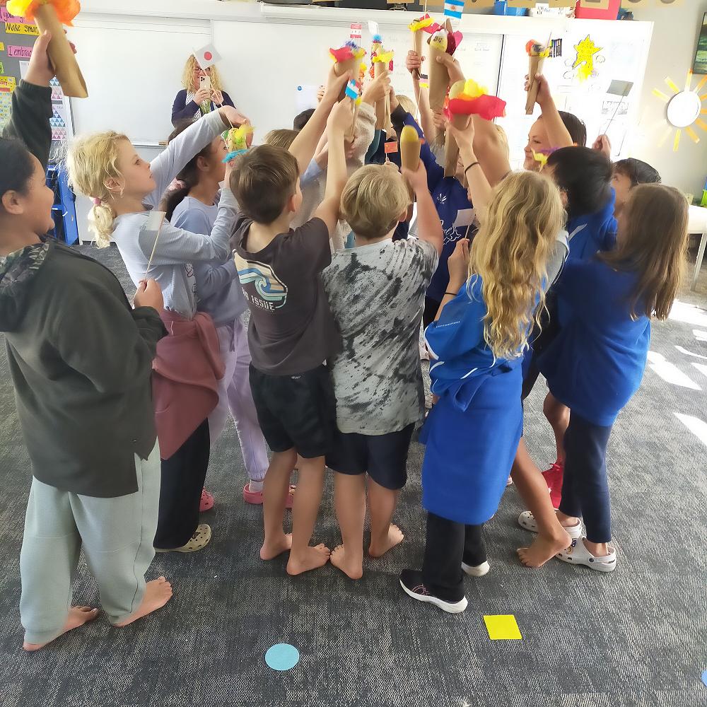 Potato Olympics in Room 8