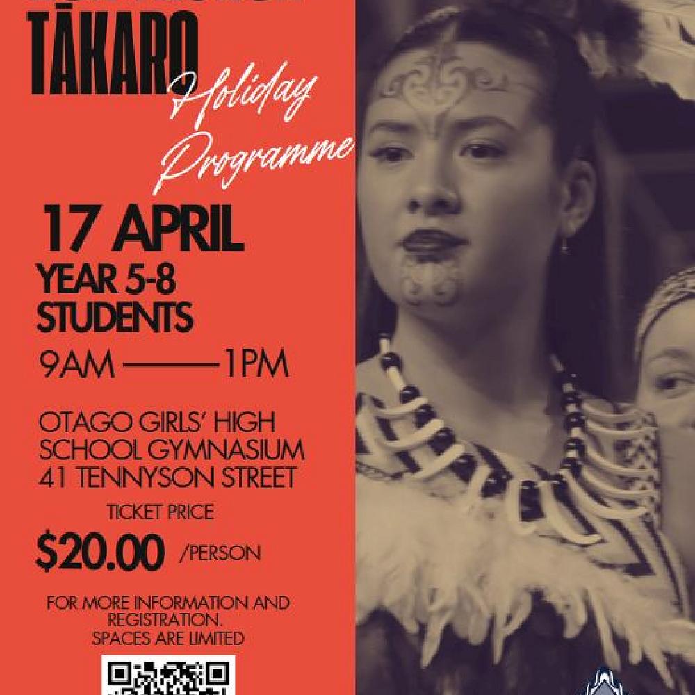 NGĀ TAONGA TĀKARO - 17 APRIL - YEAR5-8 STUDENTS - Holiday Programme — Term 1 Week 9 Newsletter