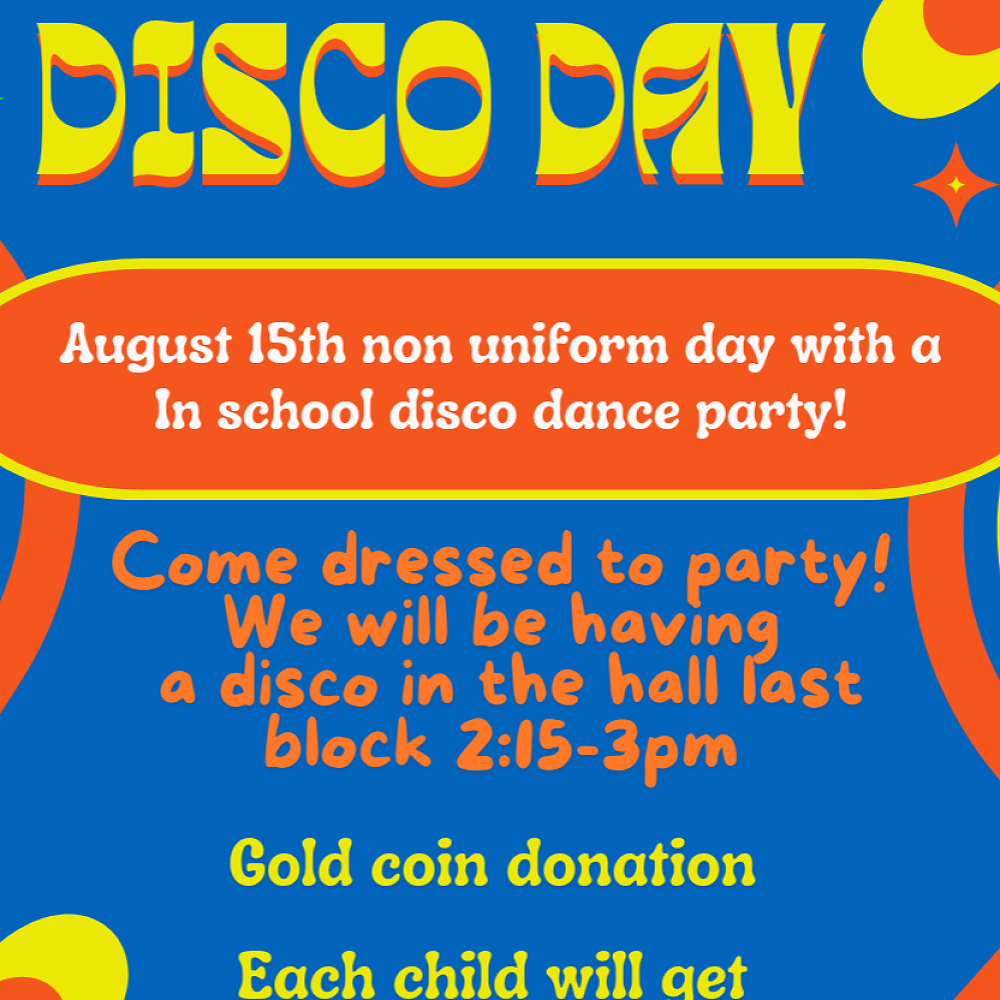 School disco day!