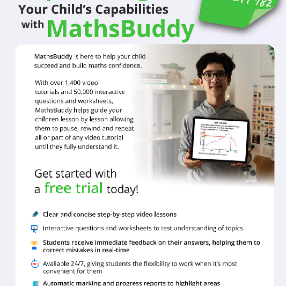 Maths Buddy Free Trial 📘