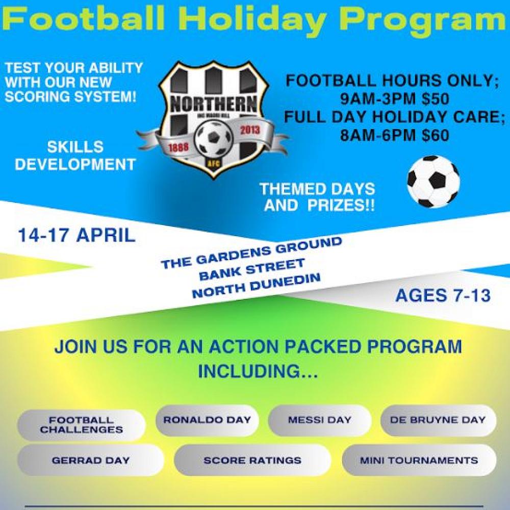 Kidz Active - Football holiday programme — Term 1 Week 8 Newsletter