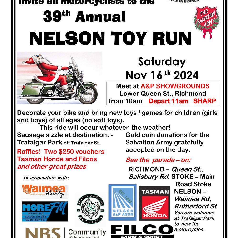 39th Annual Nelson Toy Run