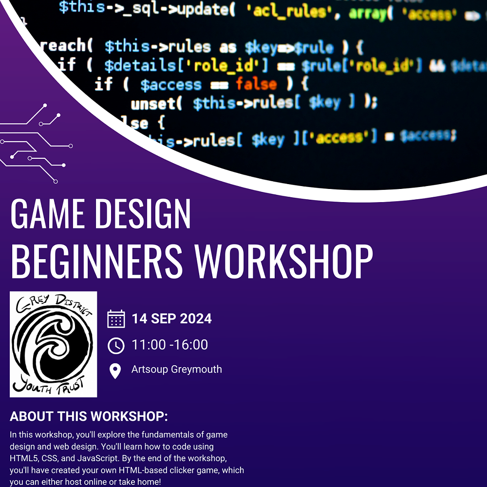 Game Design Beginners Workshop