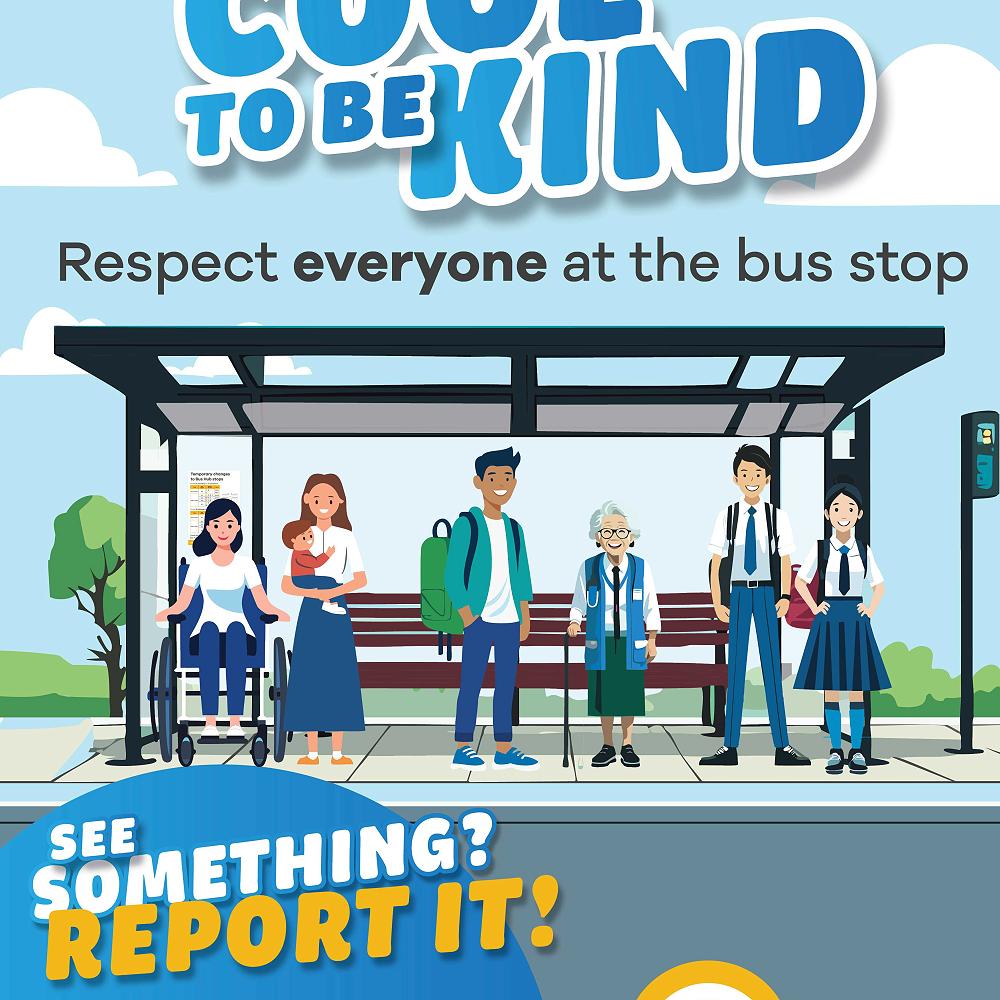 Bus safety campaign