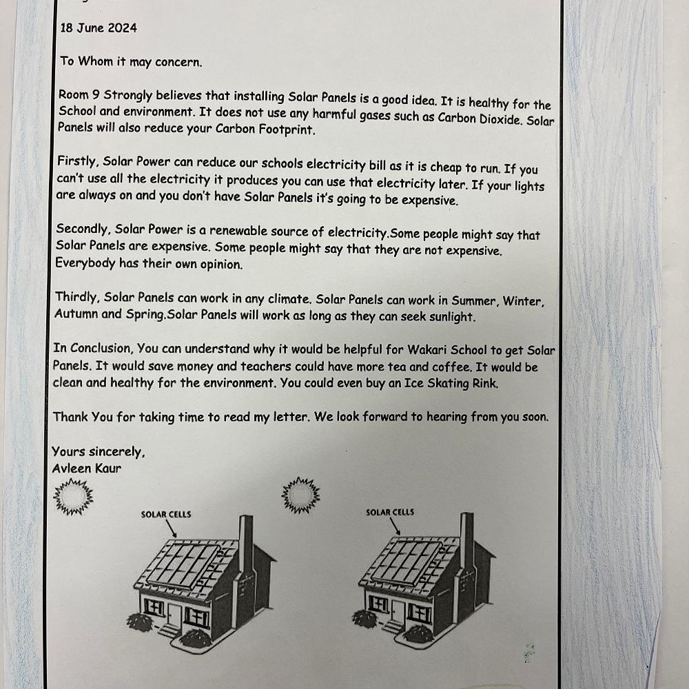 ROOM 9 WRITE ABOUT SOLAR PANELS — Newsletter: Issue 6, 2024