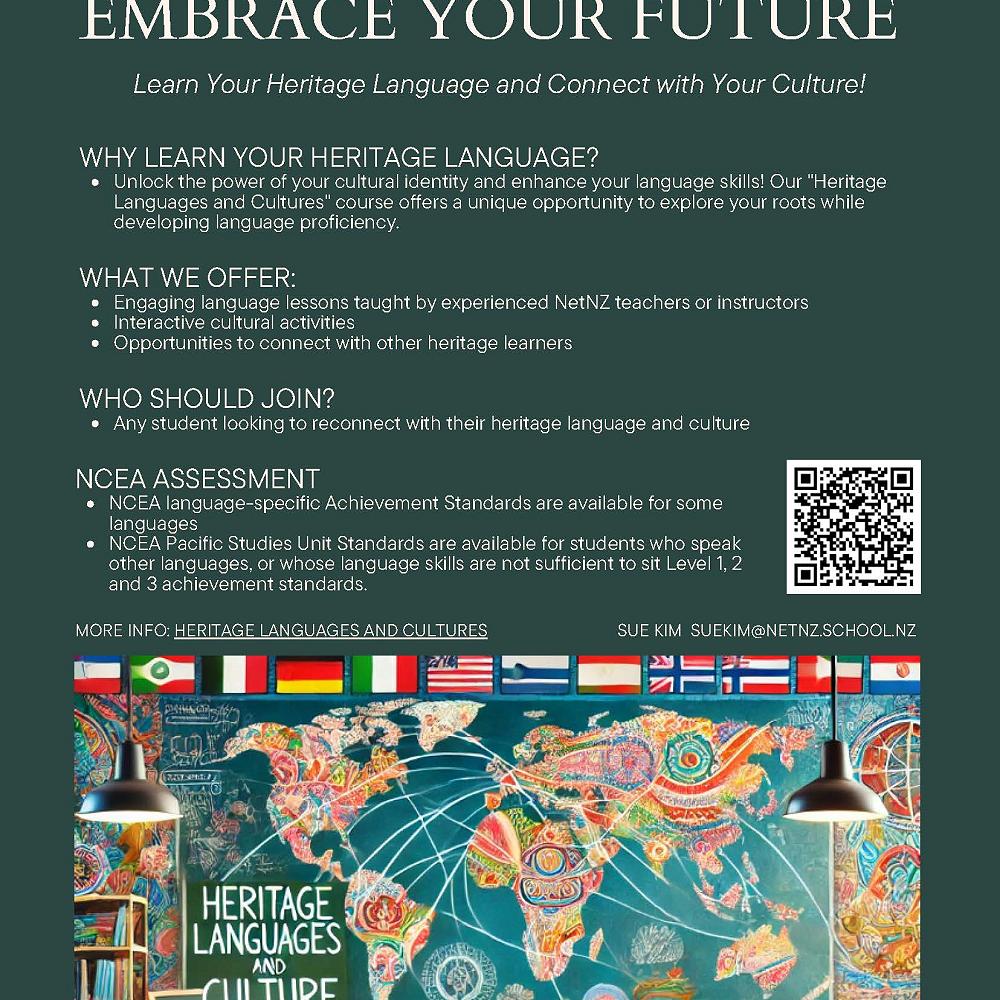 Heritage Languages and Culture — DHS Dispatch, 25 October 2024