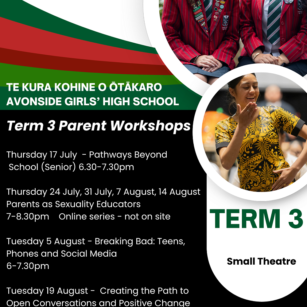 Term 3 Whānau Workshops
