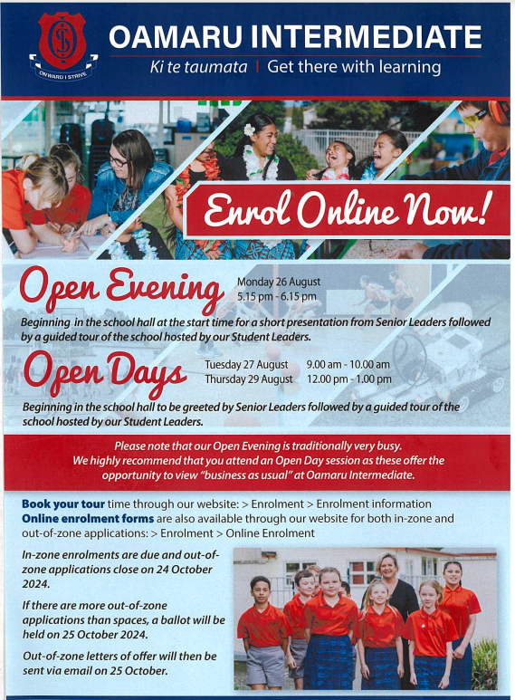 News | Oamaru Intermediate